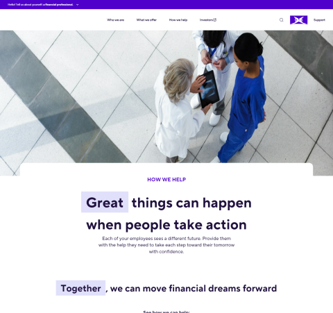 How we help Employers | Corebridge Financial