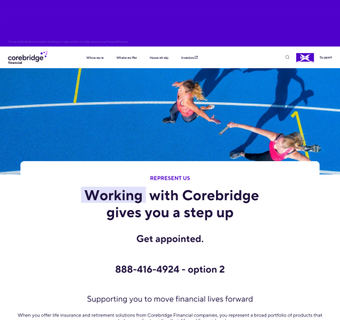 Represent us | Corebridge Financial