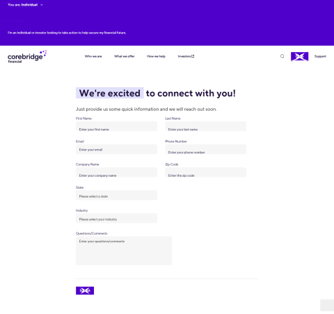 Employers contact us - Corebridge Financial