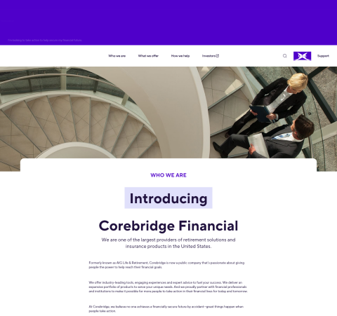 Who we are | Corebridge Financial